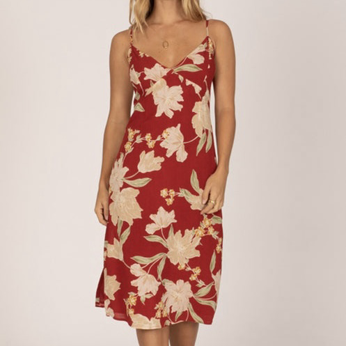Amuse Society Bravado Midi Dress Red | eBay