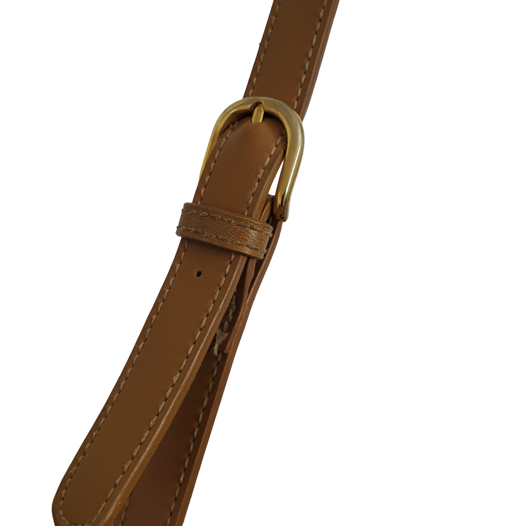 CL America Faux Leather Monogram Crossbody Brown Purse One Size | eBay